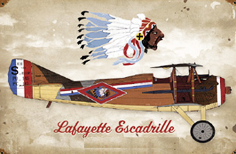 Lafayette Escadrille - American Casualties of War, Gold Star Archive